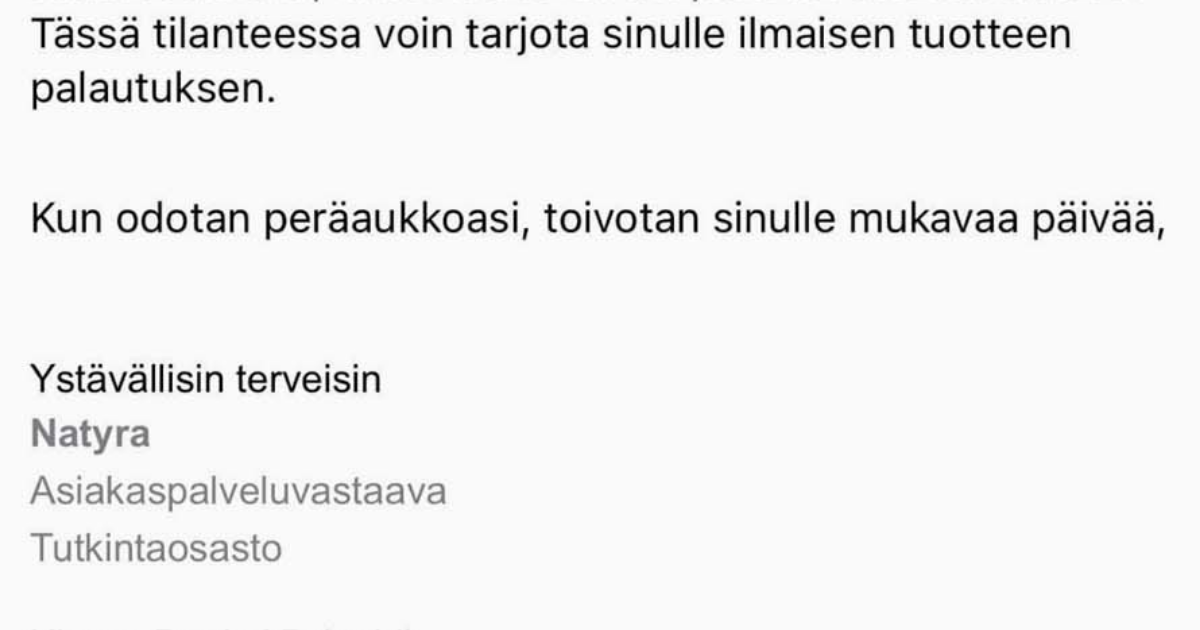 Feissarimokat - Asiakaspalvelun aarteita, osa 7